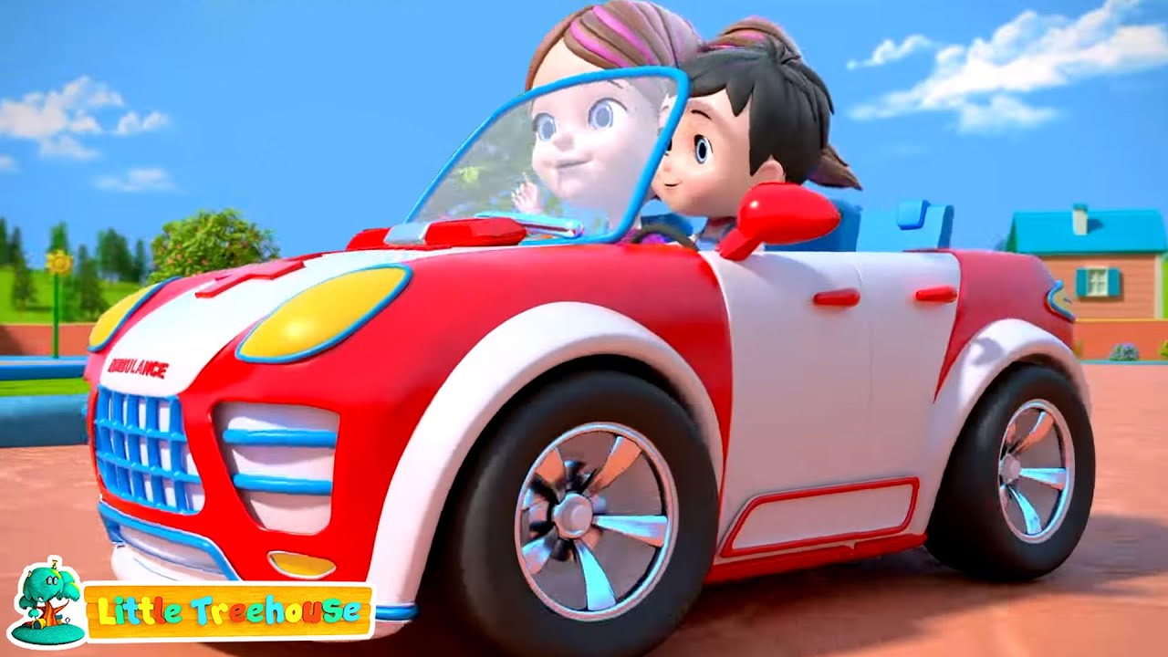 Wheels On The Ambulance + More Emergency Vehicles for Kids by Little ...