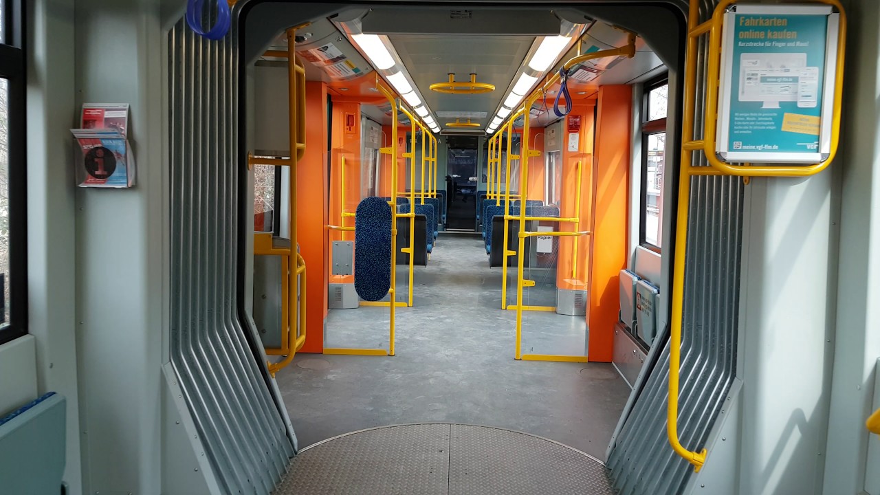 VGF U-Bahn Typ U5 25 Innenraum - YouTube