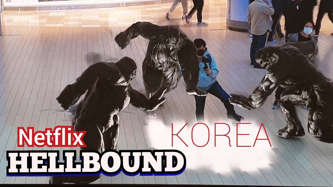 Netflix HELLBOUND Korean series and also tried it by myself😁 inside Lotte World Mall #giloppa ...