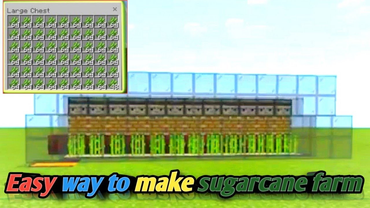 Automatic Unlimited sugar cane farm in easy way - YouTube