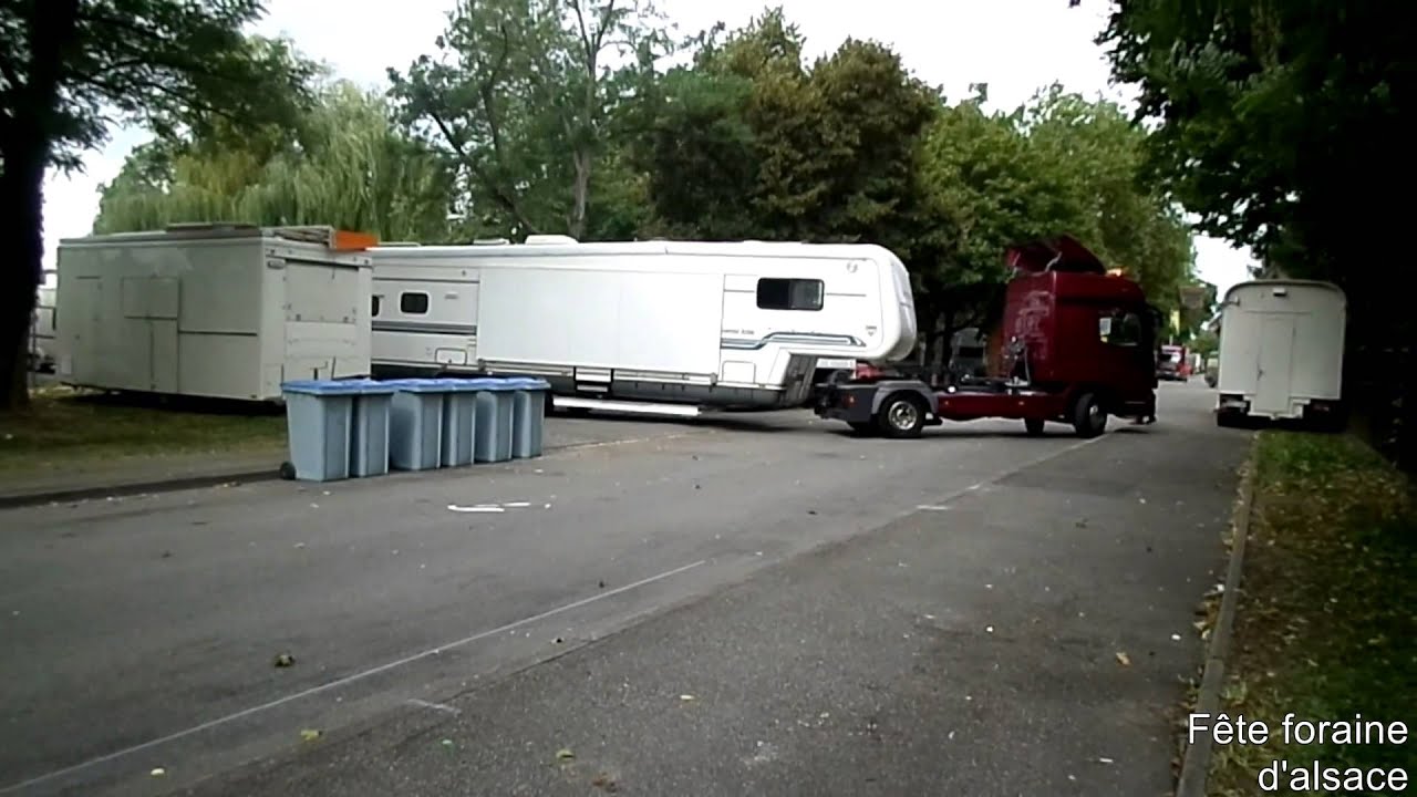 Schausteller Kirmes Transport Intoxx Pandel & Sohn - YouTube