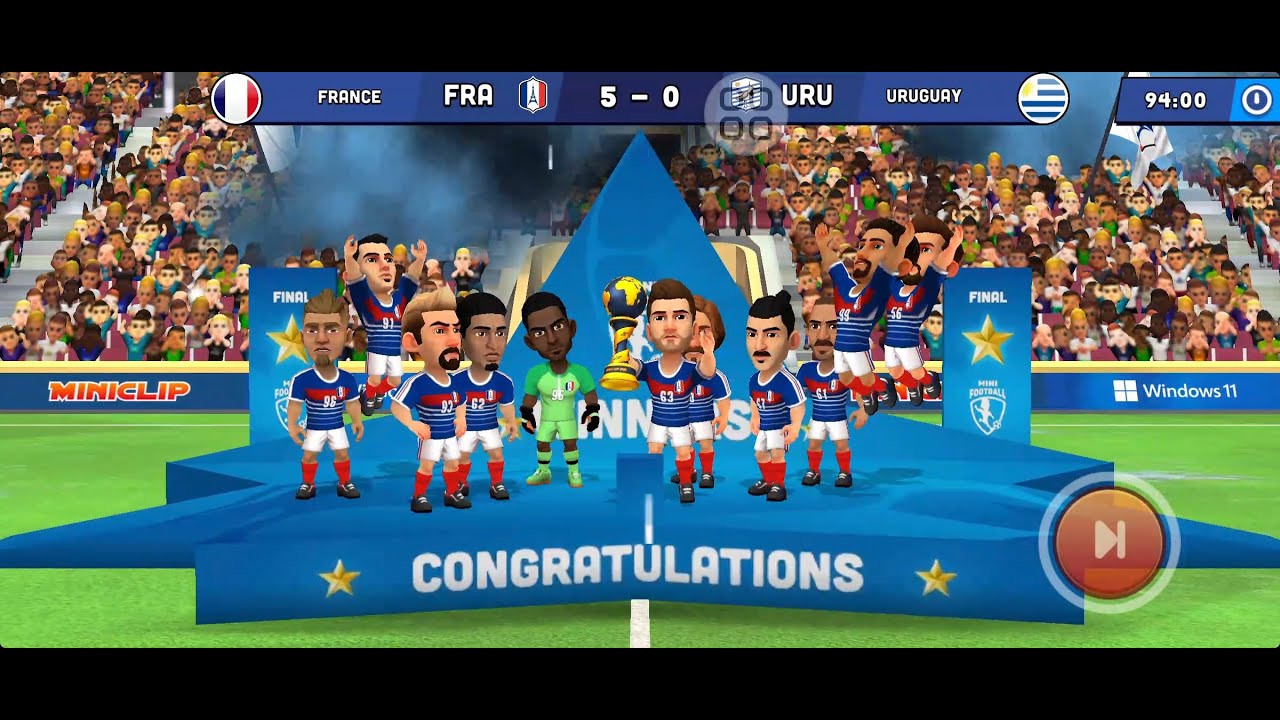 World Cup 2022 in Mini Football Gameplay - France - YouTube