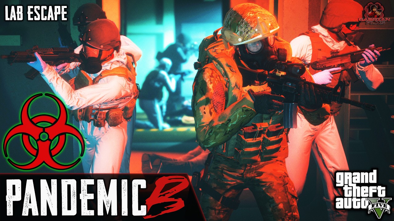PANDEMIC - B | Part 3 | Lab Escape | GTA 5 Zombie Movie (Machinima ...