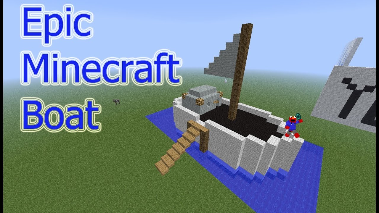 Epic Minecraft Boat - YouTube