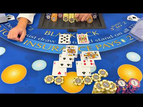 I WON 30:1 PERFECT PAIR, BACK TO BACK BLACKJACKS, & CRAZY 21 SPLITS IN $1,250,000 BUY IN SESSION!