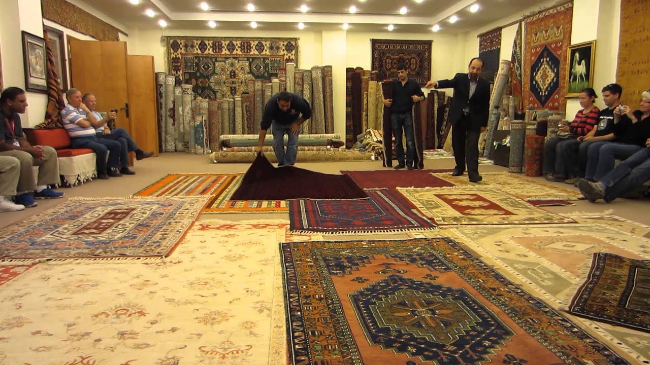 Turkish rug showroom in Cappadocia, Turkey - YouTube