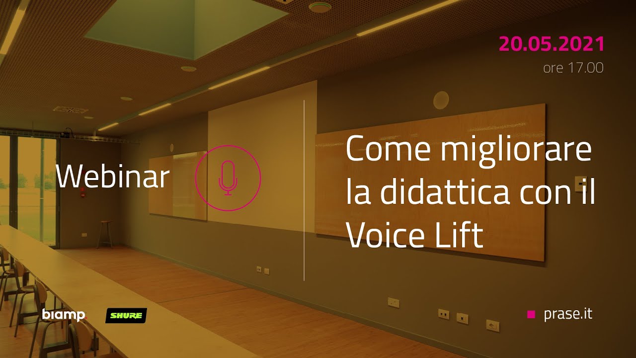 Come migliorare la didattica con il Voice Lift - YouTube