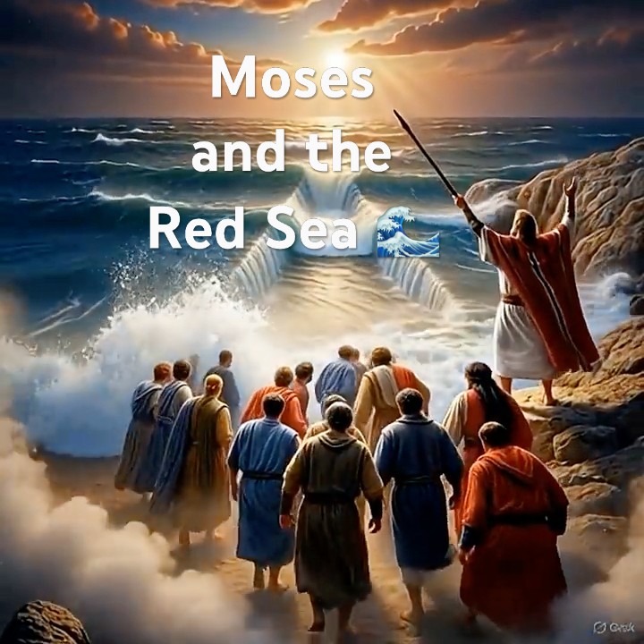 ⭐ Moses & the Red Sea 🌊 🕊️ When everything says ‘there’s no way, that’s ...