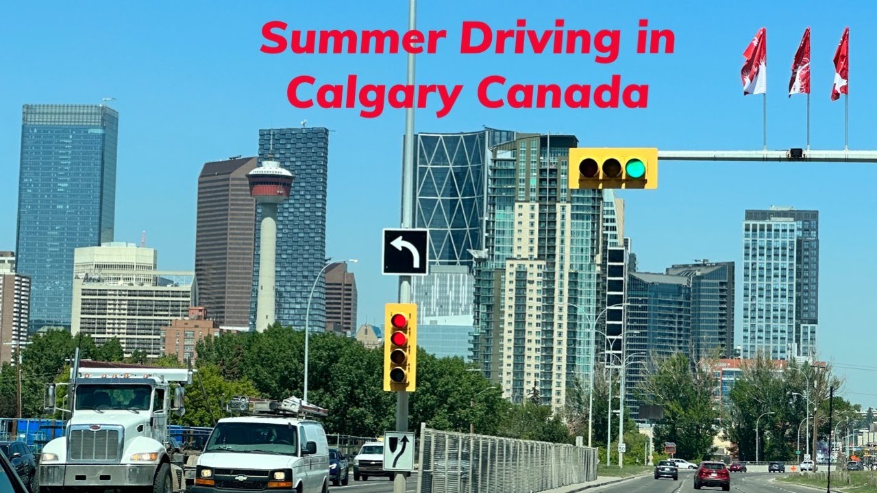 Driving in Calgary Canada - Summer 2023 [4K] - YouTube