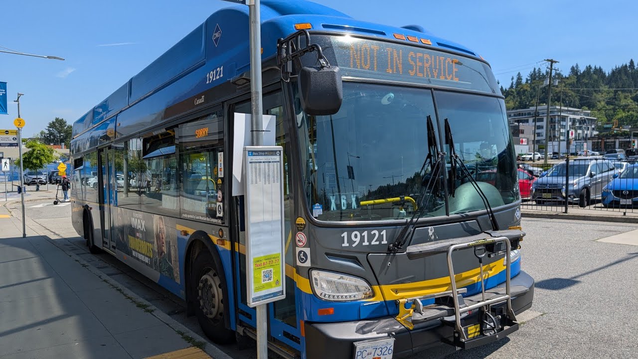 Translink CMBC 19121 on the 183 Coquitlam Central Station - YouTube