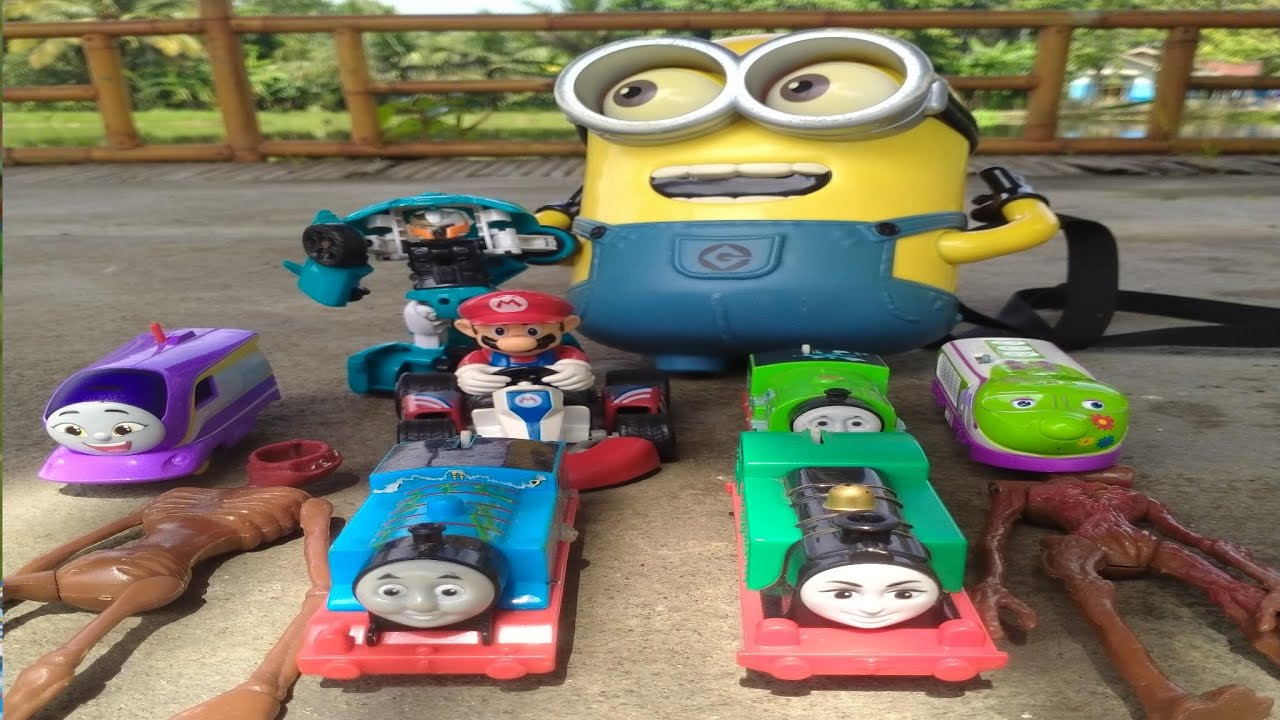 Mencari dan Menemukan Mainan Kereta Thomas Percy, Super Mario, Siren ...