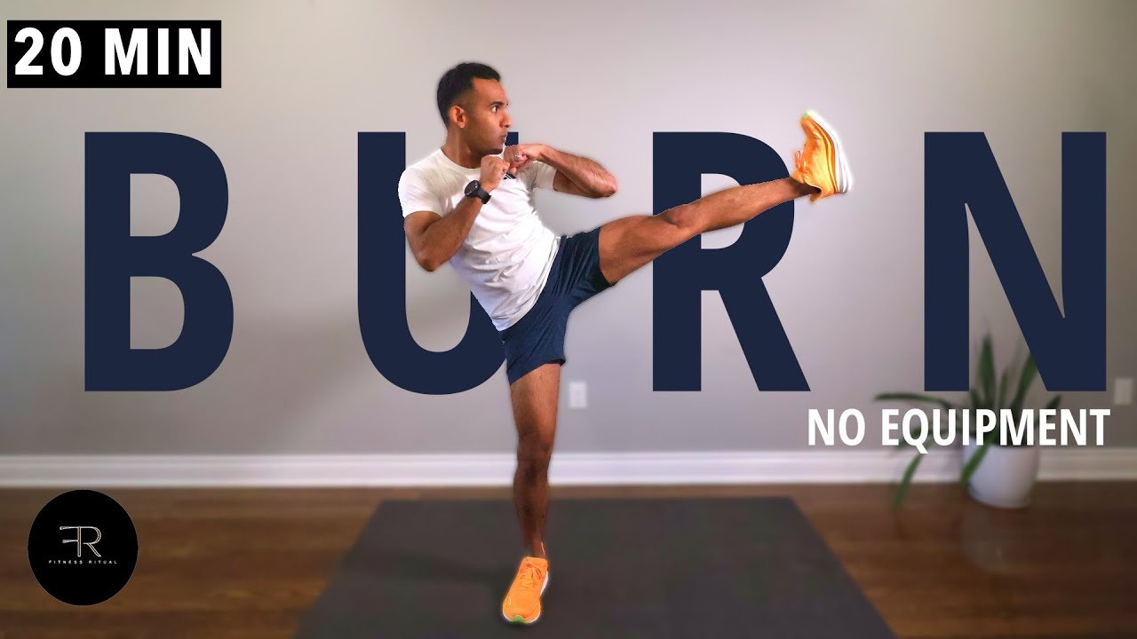 20 MIN Full Body Ultimate Calorie Burner - no equipment, fat shredder ...