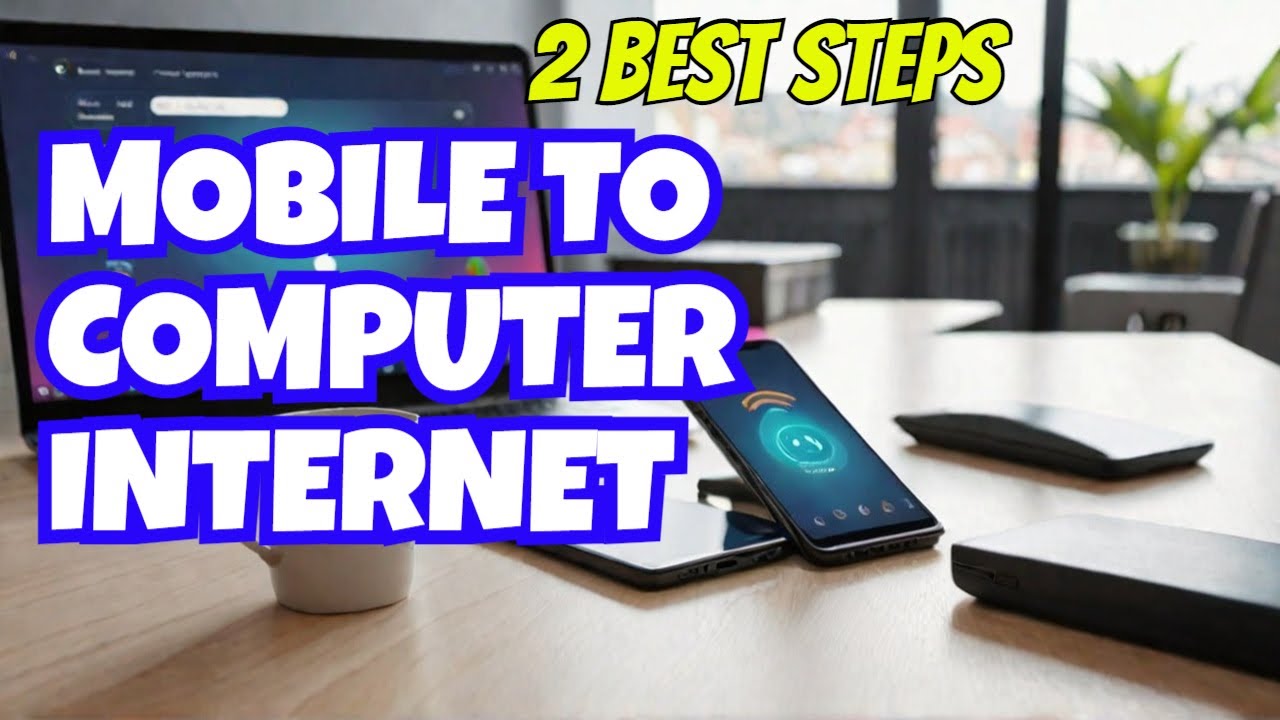 Mobile Se Computer me Net Connect Kaise Kare || Computer me WIFI ...