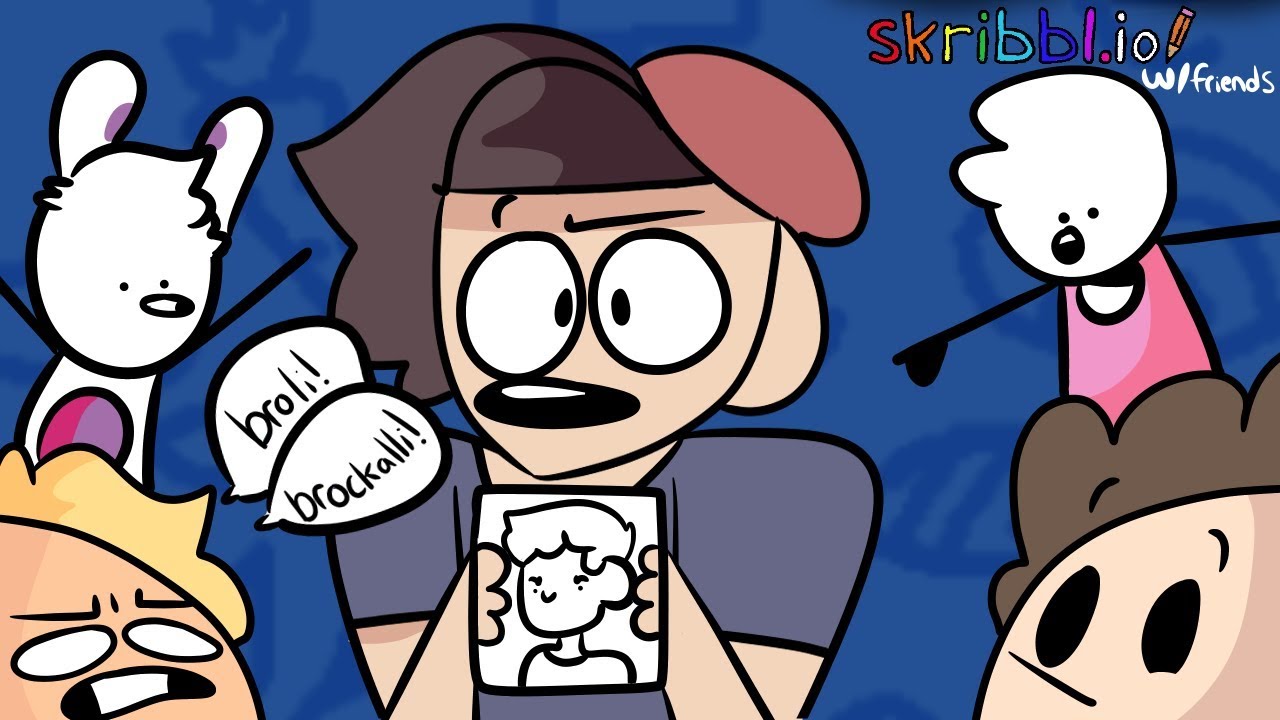 Skribbl.io with Friends - YouTube