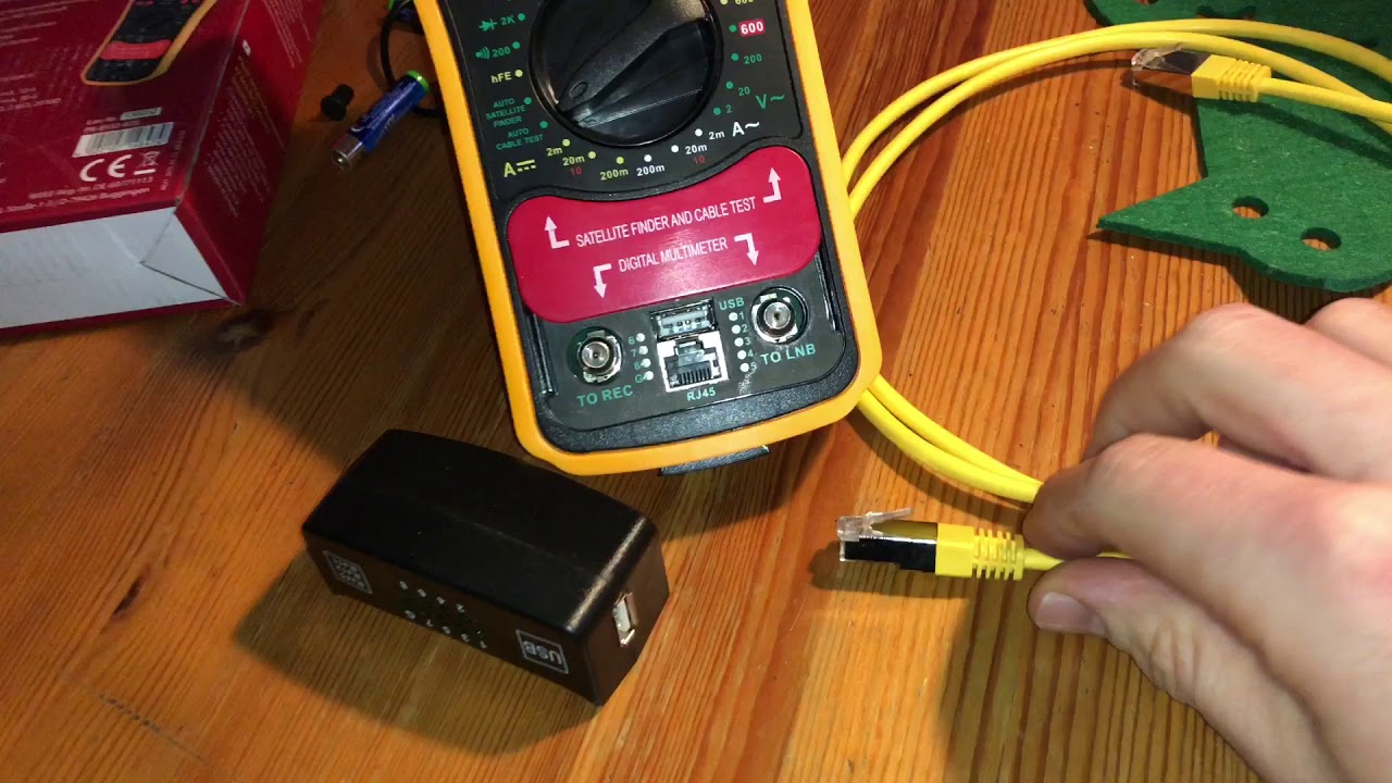 How to test a LAN cable with Revolt Digital Multimeter testing a patch ...