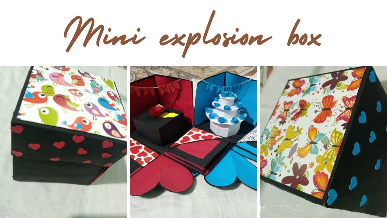 Mini Explosion Box | Mini Explosion Box Tutorial | Explosion Box ...