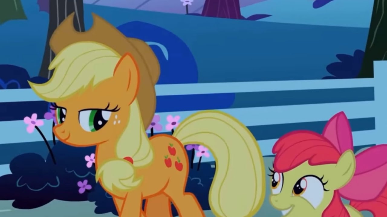 My little pony friendship is magic Applejack and Apple Bloom Set Traps ...