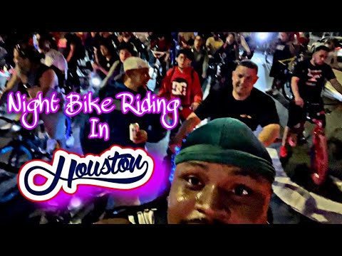 My Very First Group Bike Ride Through The City of HOUSTON - YouTube