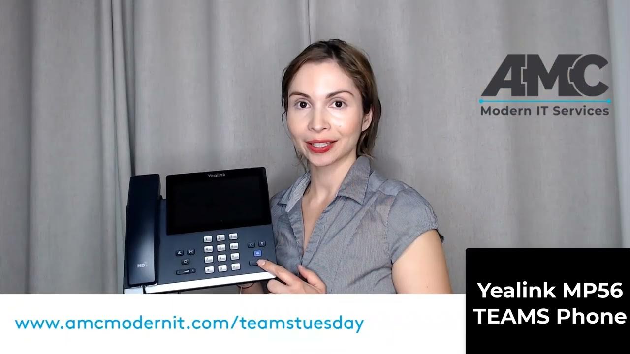 3 Ways To Answer Yealink MP56 Desk Phone - YouTube