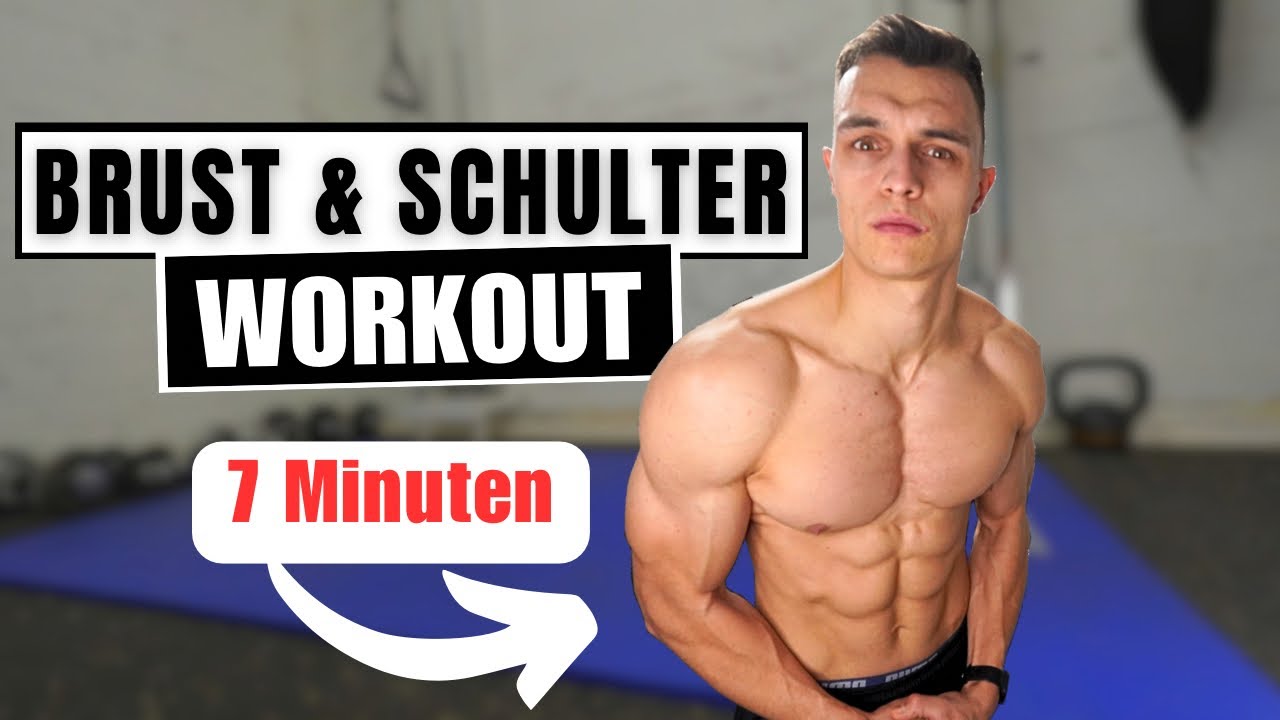7 Minuten effektives Brust und Schulter Workout für Zuhause | Crossfit ...