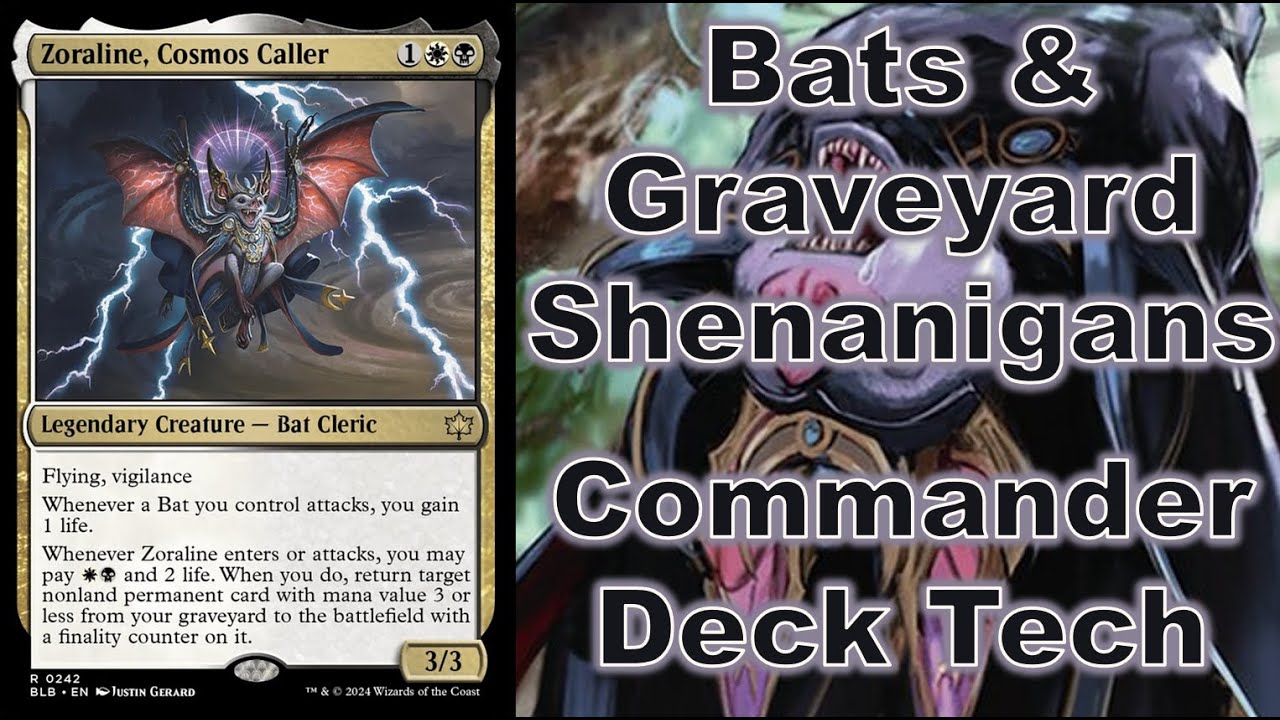 Zoraline, Cosmos Caller Commander Deck Tech First Thoughts Bloomburrow ...
