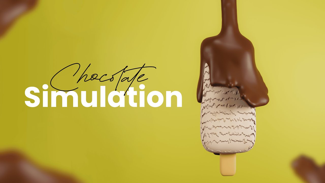 Liquid Simulation | Chocolate Ice Cream | Blender - YouTube