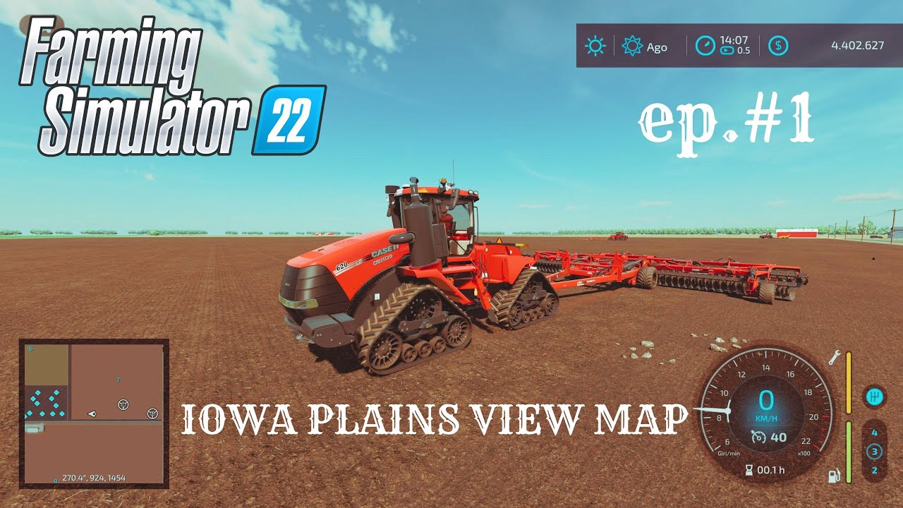 Iowa Plains View map_ep.#1|PS5|Farming simulator 22 - YouTube