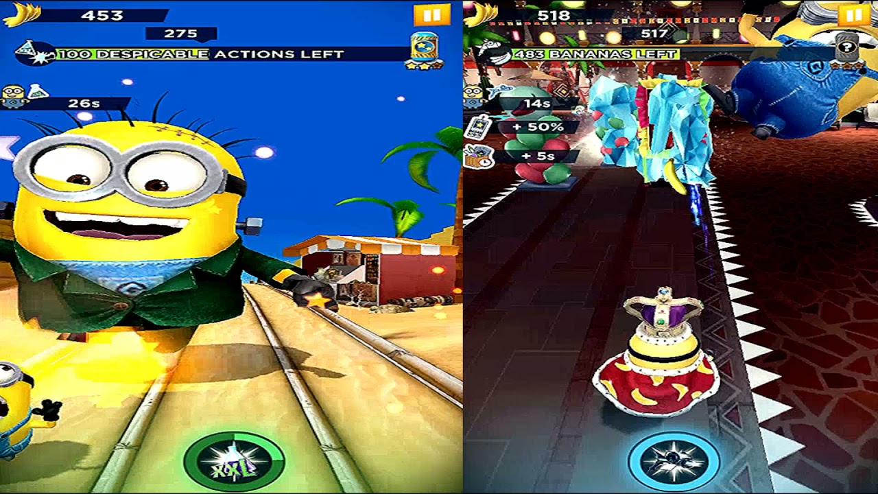 🚀Minion Rush Despicable Me (Speed Run)🚀, Reverse Gameplay - (1-4 Rooms ...