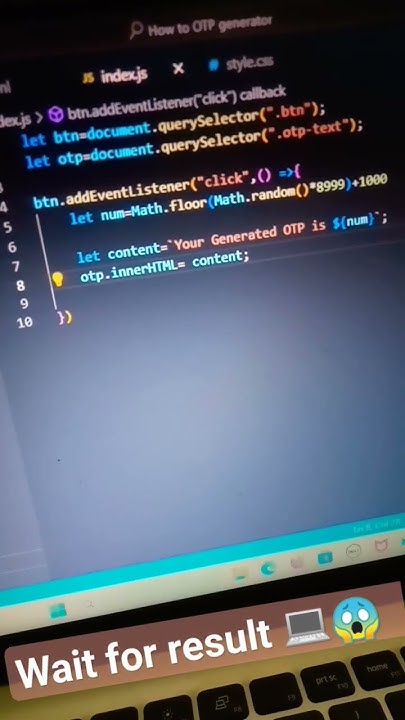 OTP generate using html and CSS #html #css #viral #virlvideo #coding - YouTube