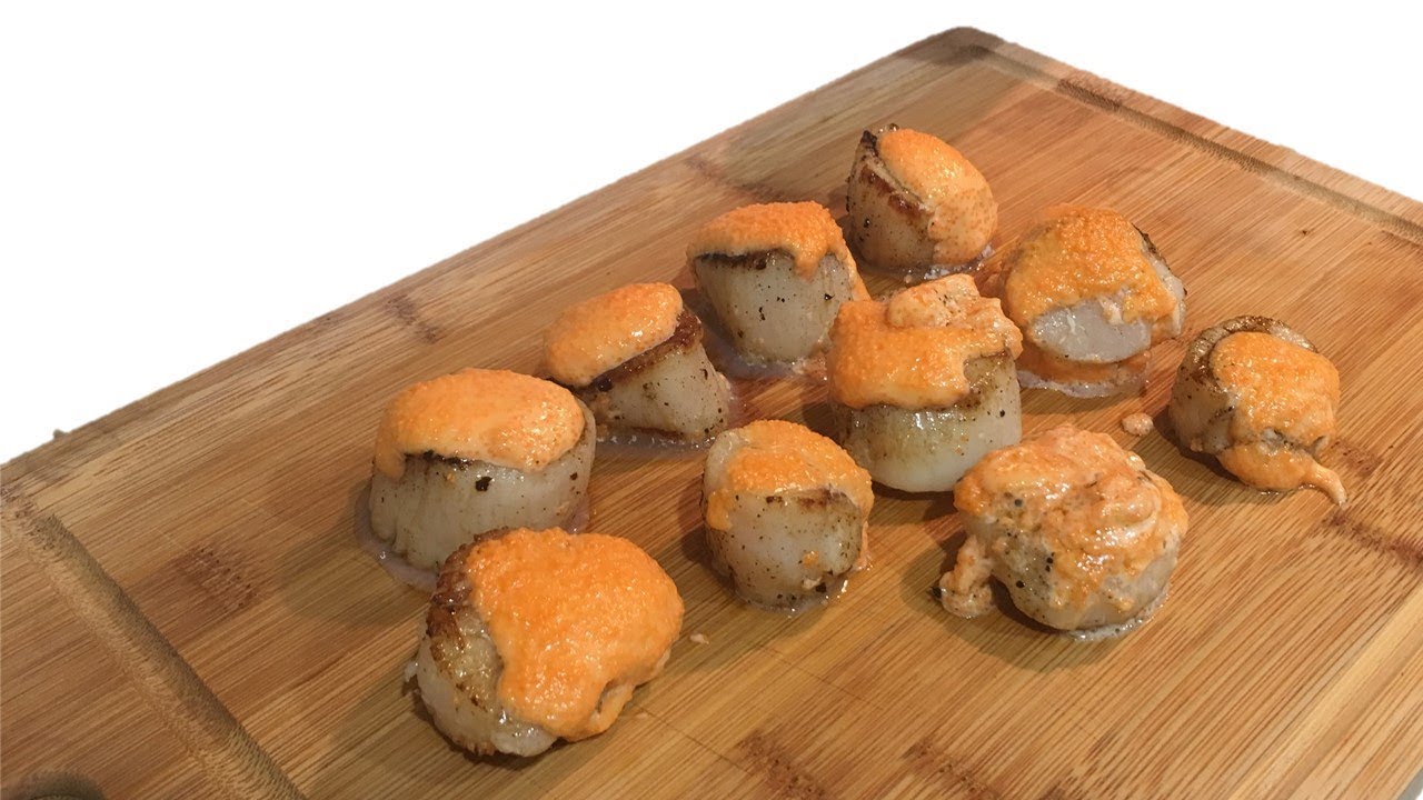 How to make Mentaiko scallop - YouTube