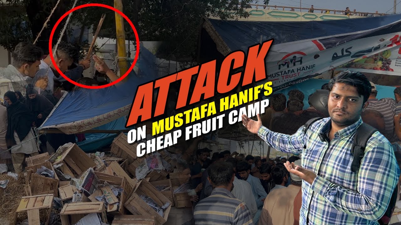 Attack On Mustafa Hanif Cheap Fruit Camp Jail Chowrangi Karachi - YouTube