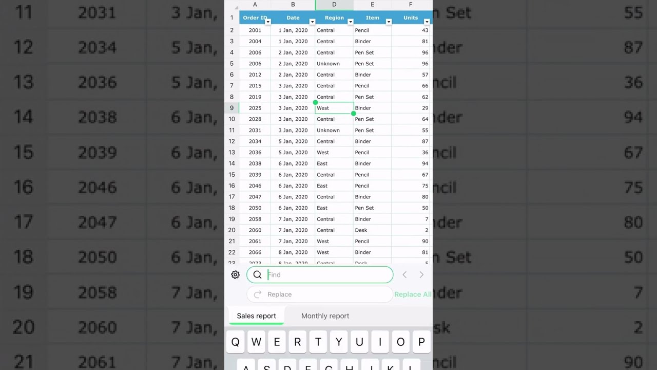 Replace Values In A Spreadsheet ZohoSheet shorts YouTube Replace Values In A Spreadsheet ZohoSheet shorts YouTube