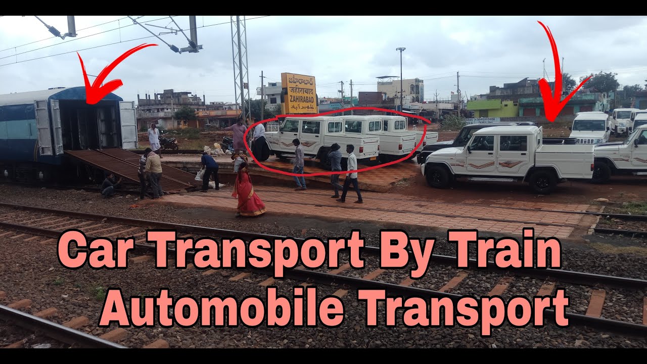 How Cars Are Transported By Train|Automobile Transport By Train |Indian ...