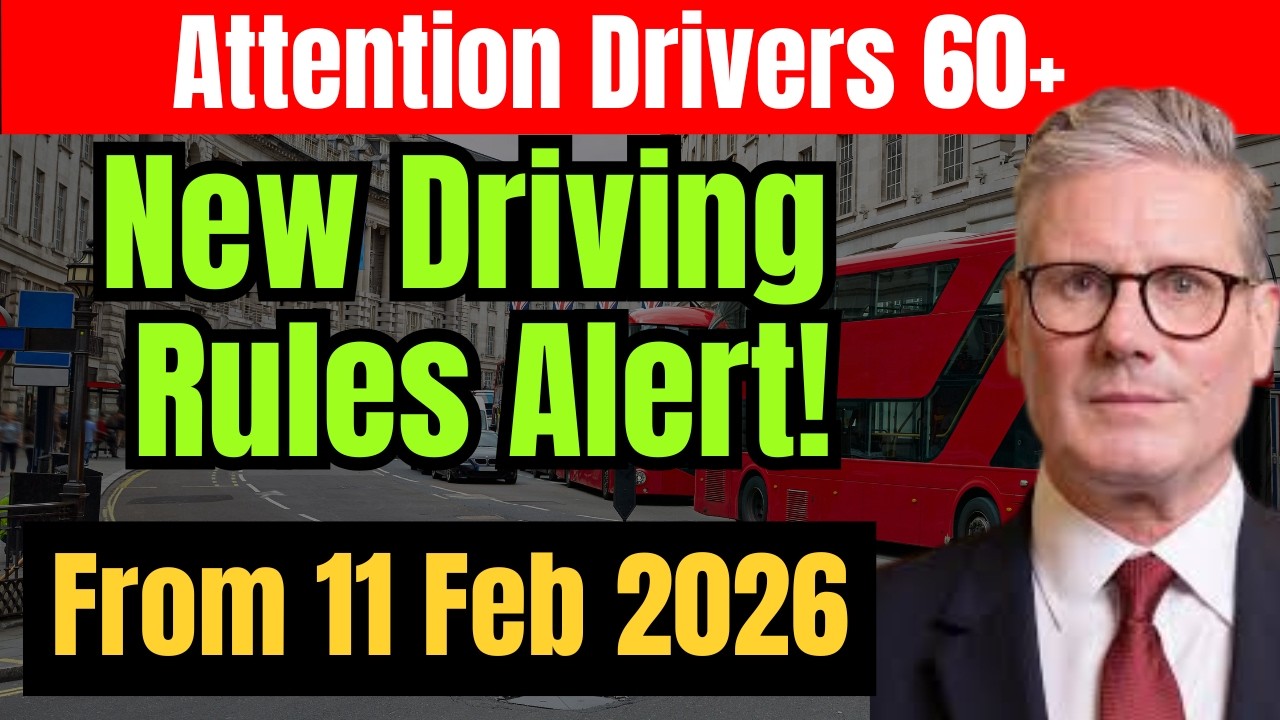 🚨 4 New Driving Law Changes from 11th Feb 2026 All Drivers Over 60 Need ...