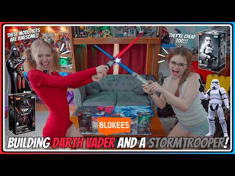 Star Wars BLOKEES Model Kits are Even Better Than We Thought!!! (Darth Vader + Stormtrooper Build)