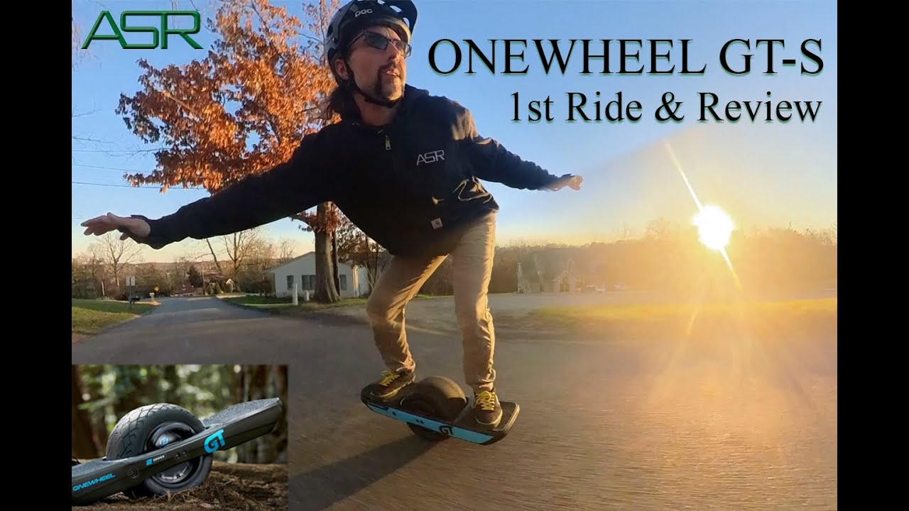 Onewheel GT-S, 1st Ride, Unboxing, and Review! - YouTube