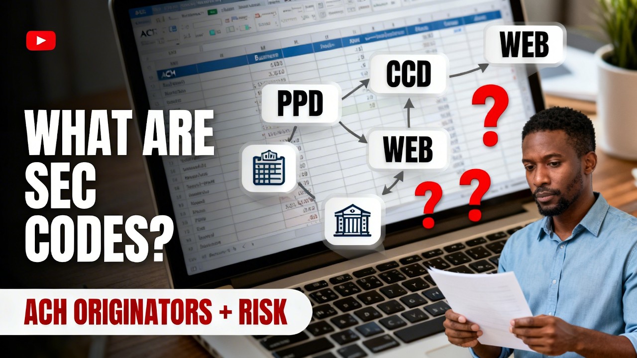 ACH Originators Explained | NACHA Rules, SEC Codes & Risk Basics - YouTube