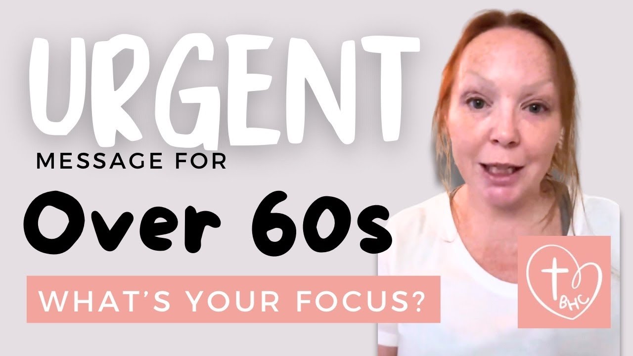 URGENT MESSAGE FOR OVER 60 - Time is of the essence. What are you ...