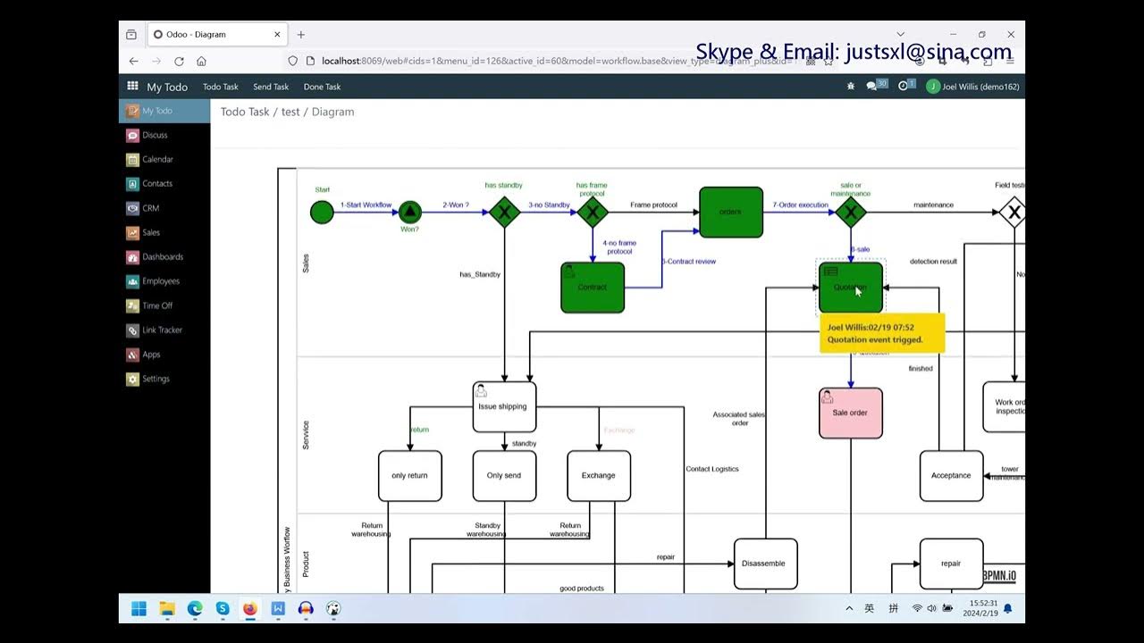 ODOO BPMN Workflow Package 2.0 - YouTube
