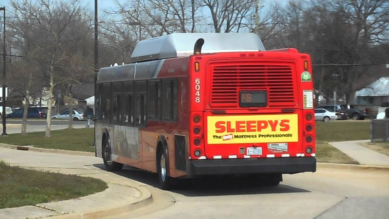 wmata-metrobus-2006-new-flyer-de40lfr-6048-on-route-f8-youtube