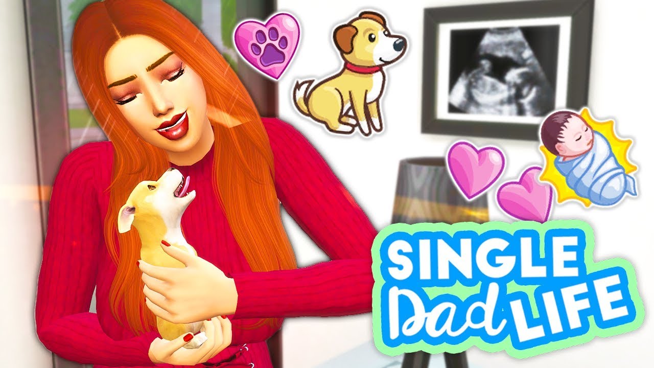 IT'S ADOPTION DAY🐶 + ULTRASOUND APPOINTMENT👶 // THE SIMS 4 | SINGLE DAD ...