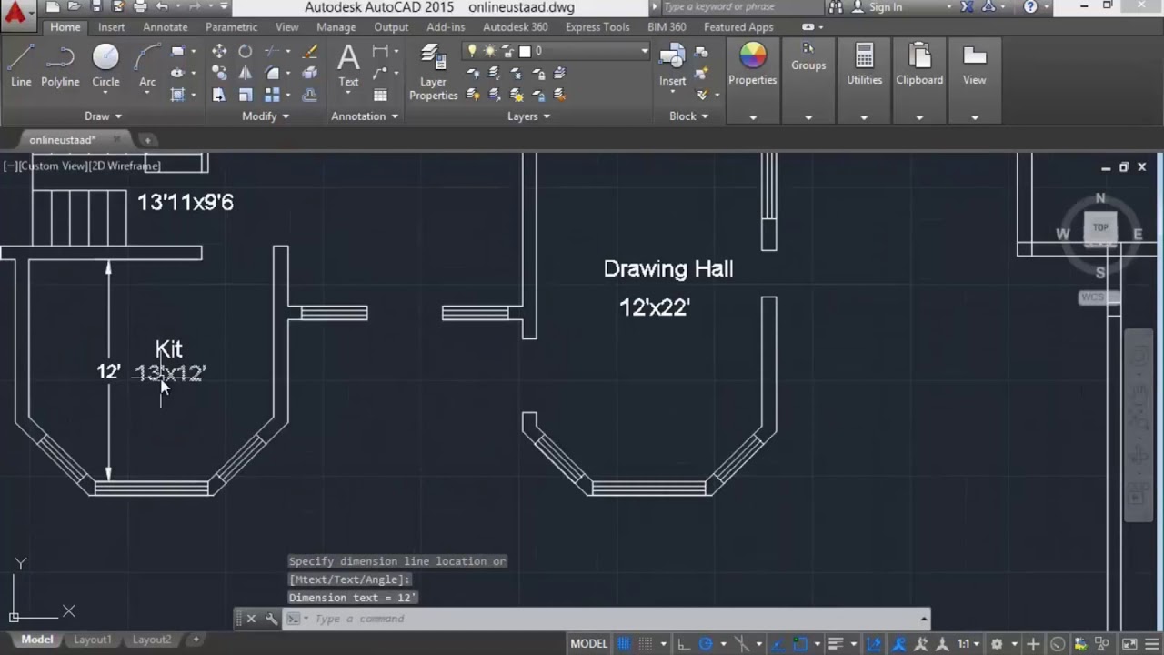 Auto Cad Tutorial Series | 30 # How to create a Map in Auto Cad ...
