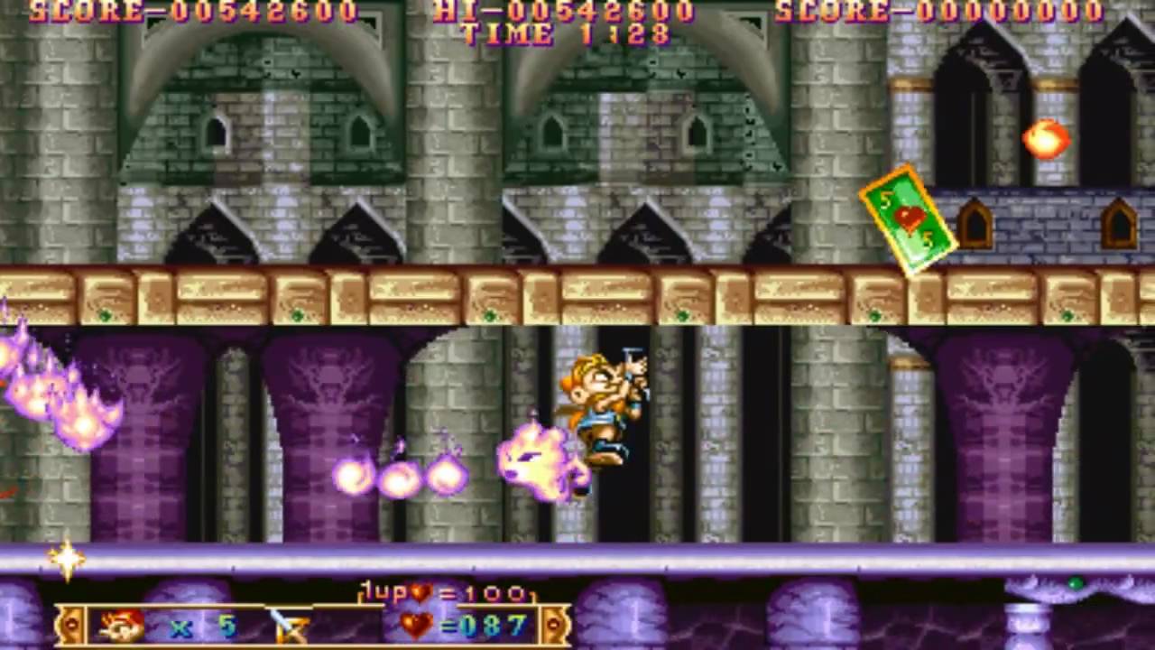 Three Wonders (Midnight Wanderers) Stage 5 End 1991 Capcom Mame Retro ...