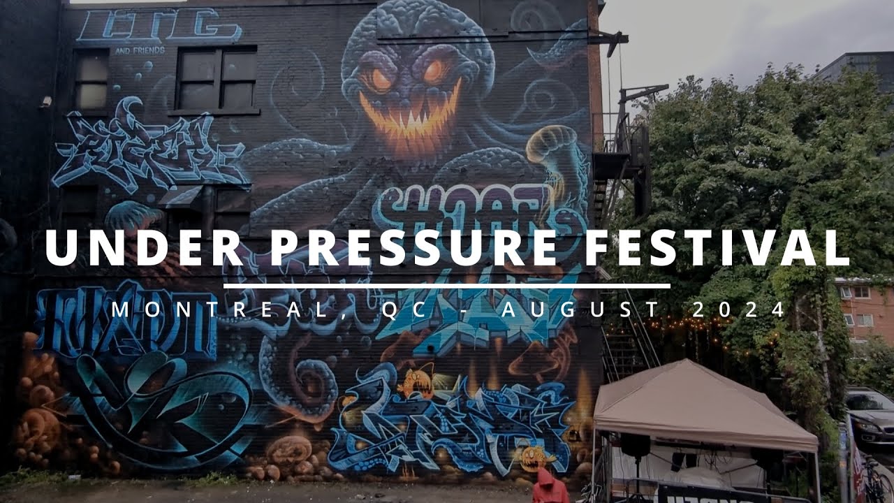 Painting at Under Pressure 29th - The Oldest Graffiti Festival in North ...