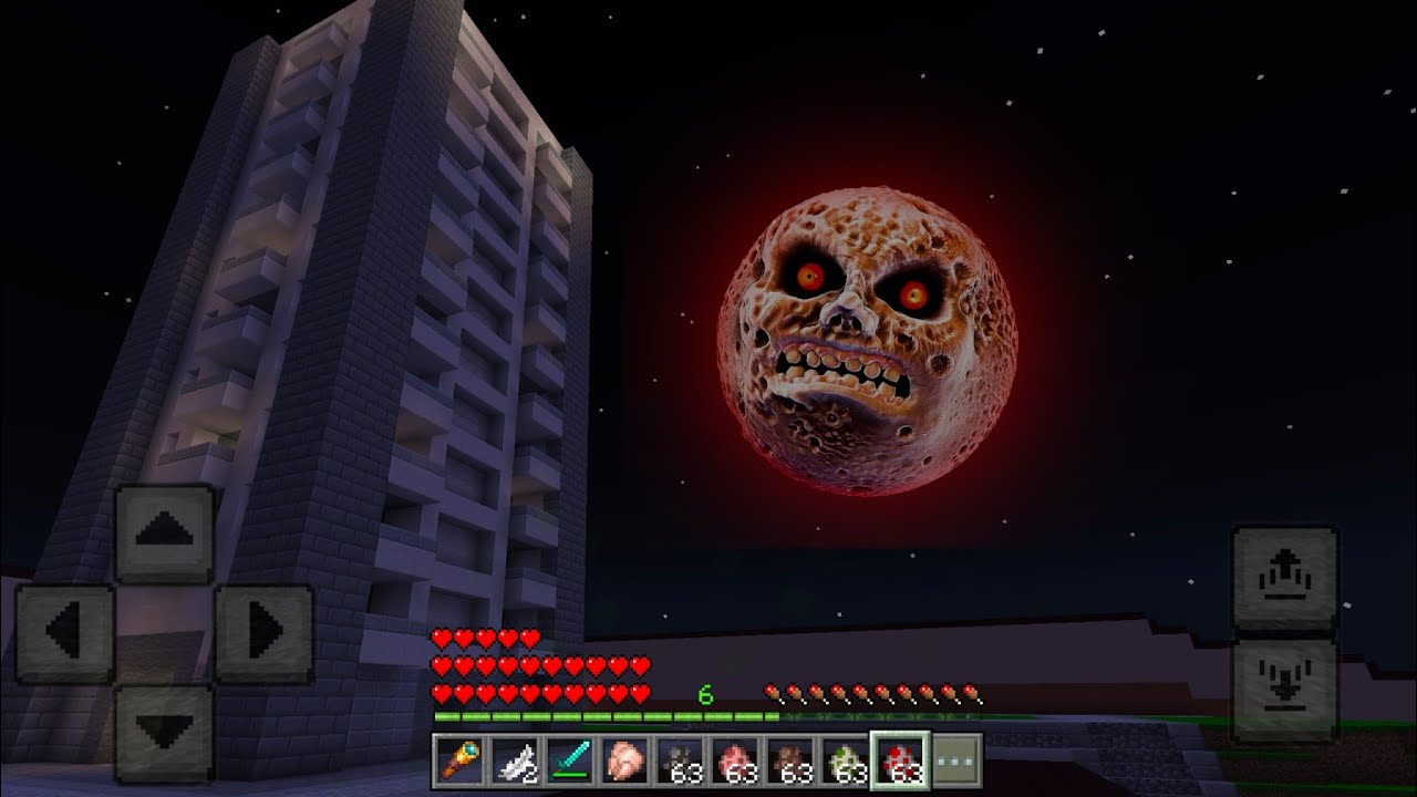 I found Scary LUNAR Moon in Minecraft - YouTube