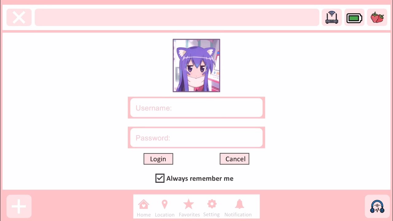 Cute Anime Login Intro Template For Beginners (Free Download) | No Text ...