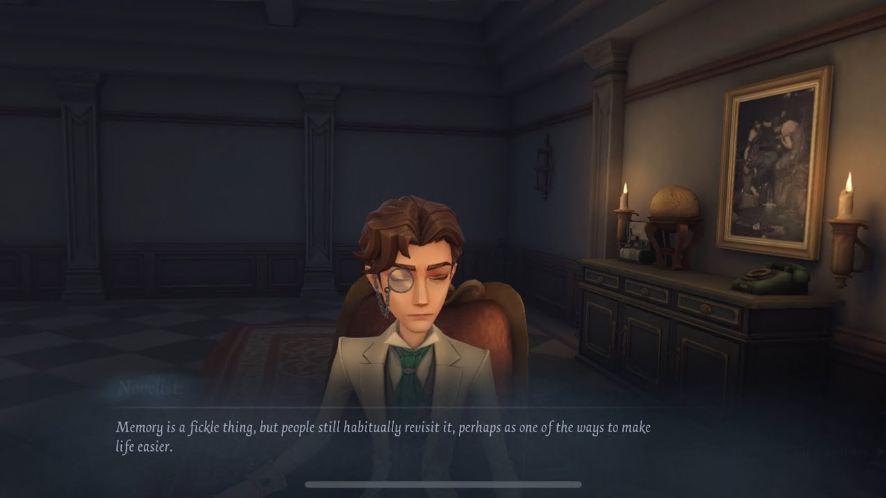 Identity V - Novelist/Orpheus Dialogue - Ashes of Memory Story ...