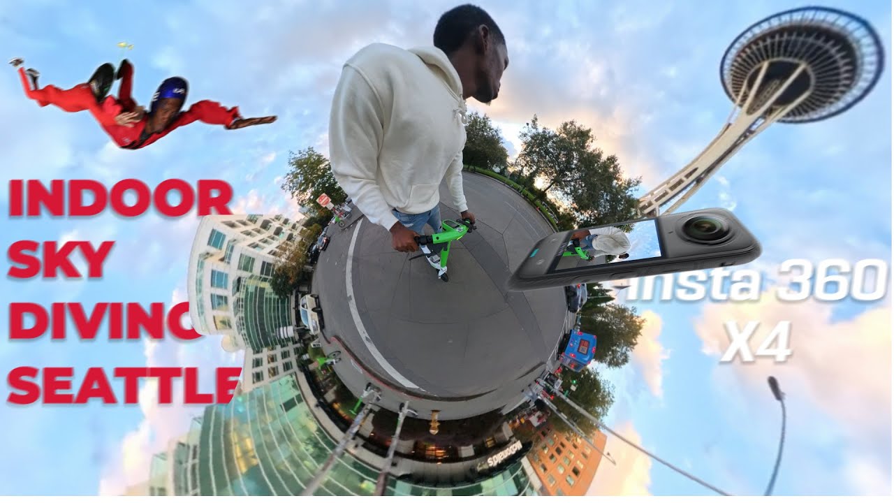 Indoor skydiving in Seattle is Amazing | Insta 360 X4 Real world Test ...