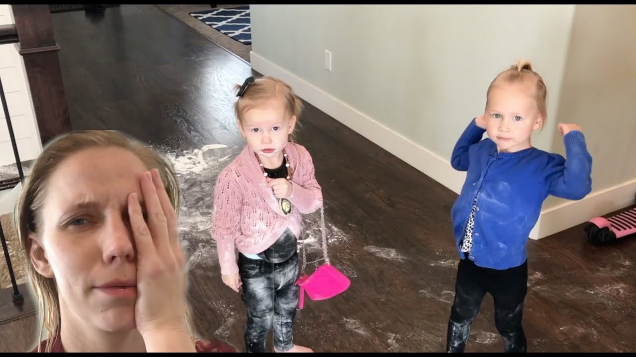 Little Girls make a HUGE MESS!!! 😱 - YouTube
