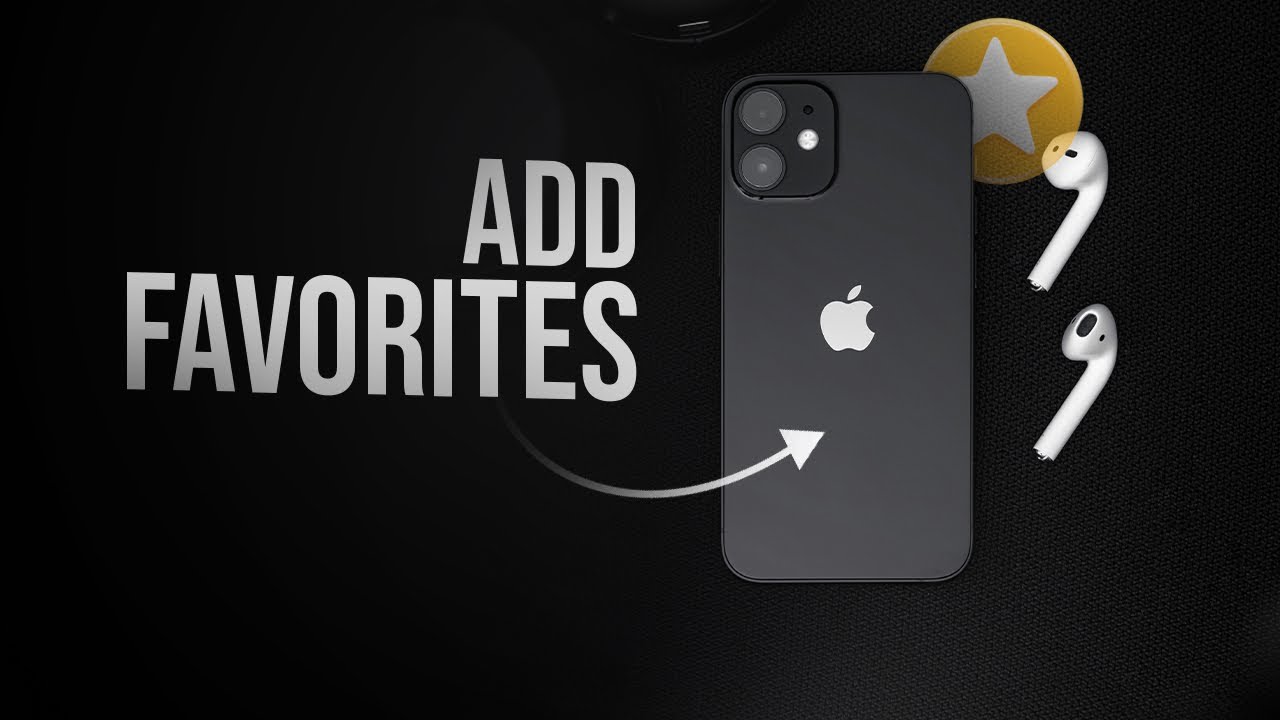 How to Add Favorites on iPhone (tutorial) - YouTube